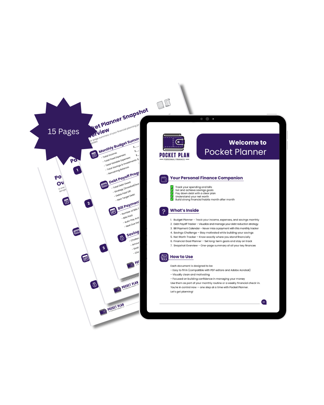 Pocket Planner – Pocket Plan Personal Finance